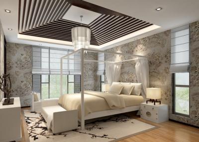 China Retro Vantage Embossed Vinyl Wallpaper , Light Purple Floral Pattern Wallpaper for sale