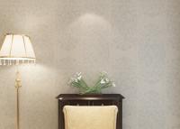 China Creamy White Floral Pattern Removable Wall Coverings , Bedroom Decoration Wallpaper for sale