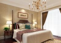 China Luxurious Golden Color Embossed Vinyl Wallpaper with Symmetrical Floral Pattern for sale