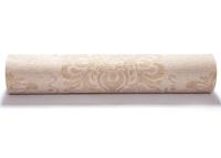 China Luxurious Golden Color Embossed Vinyl Wallpaper with Symmetrical Floral Pattern for sale