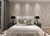 China Washable Vinyl Rustic Floral Wallpaper with Botanical Pattern for Living Room for sale
