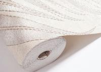 China Warm Light Pink Rustic Embossed Wallpaper with Floral Pattern for Household for sale