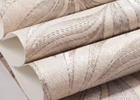 China Warm Light Pink Rustic Embossed Wallpaper with Floral Pattern for Household for sale