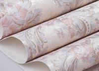 China Removable Rustic Floral Wallpaper Waterproof Vinyl , Bedroom Decoration Wallpaper for sale