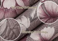 China Luxury Coffee Color Country Vinyl Wallpaper With Floral Pattern for Living Room for sale