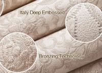 China Embossed Vinyl Waterproof Country Style Wallpaper for TV Background , Sofa Backdrop for sale