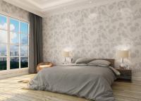 China Waterproof Vinyl Country Style Wallpaper with Floral Pattern for Bedroom for sale