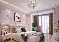 China Romantic Light Living Room Wallpaper Soundproof For Home Decoration , SGS Compliant for sale