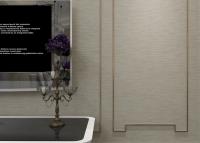China Eco - friendly Light Grey Washable Vinyl Removable Wallpaper for Family room for sale