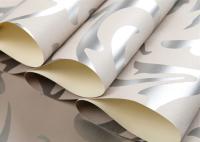 China 3D Design Silver Grey European Modern Wallpaper for Bedrooms TV Background for sale