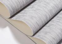 China Living Room Embossed Vinyl Wallpaper , Waterproof Silver Modern Embossed Wallpaper for sale