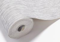China Living Room Embossed Vinyl Wallpaper , Waterproof Silver Modern Embossed Wallpaper for sale