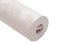 China Lovely Beige Color Country Home Wallpaper With Symmetrical Leaf Pattern for sale