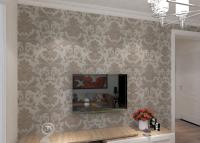 China Non- woven Modern Classic Floral Wallpaper for Home Decoration 0.53*10m for sale