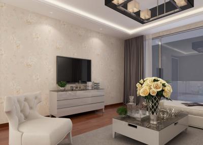 China Waterproof PVC Living Room Wallpaper for Entertainment / Household , Rustic Style for sale