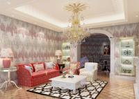 China Waterproof Retro Vintage Washable Vinyl Wallpaper For TV Background for sale