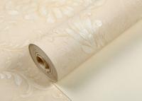 China Strippable Orange Living Room European Style Wallpaper For TV Background for sale