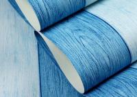 China Eco Friendly Sky Blue Contemporary Wall Coverings Mediterranean Style , CSA Certificate for sale