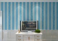China Eco Friendly Sky Blue Contemporary Wall Coverings Mediterranean Style , CSA Certificate for sale