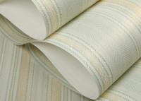 China Modern Contemporary Wall Coverings / Breathable Striped Wallpaper for Living Room for sale