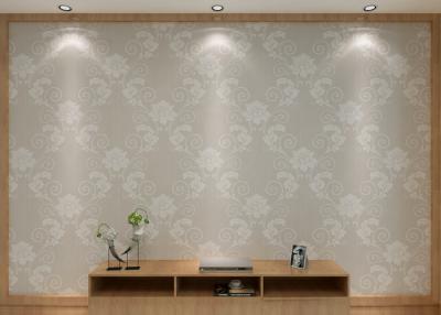 China Sliver Floral Pattern Modern Removable Wallpaper for Living Room for sale