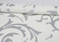 China White Non - woven Removable European Style Wallpaper For Living Room for sale