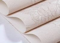 China Commercial Embossed Country Style Wallpaper With Floral Pattern , 0.53*10m Size for sale