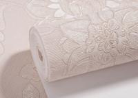China Commercial Embossed Country Style Wallpaper With Floral Pattern , 0.53*10m Size for sale