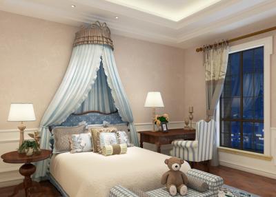 China Commercial Embossed Country Style Wallpaper With Floral Pattern , 0.53*10m Size for sale
