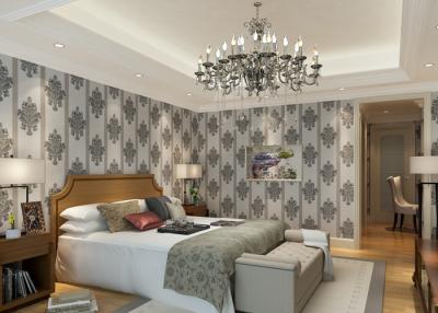 China Vintage Strippable PVC European Style Wallpaper , Home Decor Wallpaper for sale