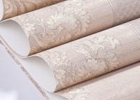 China 0.53*10m Durable Pink PVC European Style Wallpaper For BedRoom / living room for sale