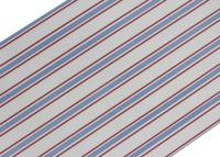 China Removable Modern Removable Wallpaper / Vertical Striped Wallpaper Dark Blue And Red Color for sale