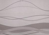 China Grey Removable Wall Coverings Contemporary Bedroom Wallpaper With Curve Line Pattern for sale