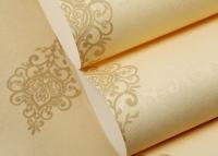 China Damask Pattern European Style Wallpaper For Study Room / bedroom , Mould Proof for sale