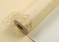 China Damask Pattern European Style Wallpaper For Study Room / bedroom , Mould Proof for sale
