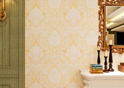 China 0.53*10M Victorian Pattern Wallpaper Washable with Non Woven Wall Paper , Soundproof for sale