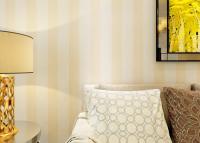 China Eco-friendly Vinyl Stripes Modern Removable Wallpaper for Living Room for sale