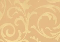 China Removable European Style Wallpaper with Luxurious Golden Leaf Pattern for sale