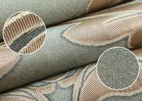China Waterproof PVC Green Damask Victorian Pattern Wallpaper With Non Woven Materials for sale