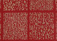 China Red Plaids Bronzing Contemporary Wall Coverings Home Decorating Wallpaper for sale