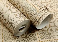 China High Range Bronzing Bedroom Modern Removable Wallpaper Non Woven Wallcovering for sale