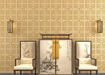 China High Range Bronzing Bedroom Modern Removable Wallpaper Non Woven Wallcovering for sale