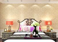China Golden Damask Pattern European Style Wallpaper For Living Room for sale