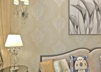 China Nonwoven Retro Vintage Wallpaper with Pearly Lustre Surface Technics , 0.53*10m size for sale