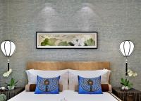 China Pewter Sandstone Particle Fake Brick Wall Covering For Restaurants , Non - Adhesive for sale