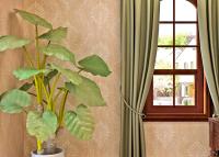 China Leaf Pattern European Style Wallpaper For Living Room , Non Woven Wallcovering for sale