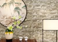China 0.53*10m Mould Proof 3D Brick Effect Wall Coverings For TV Background , Stone Pattern for sale