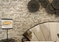 China 0.53*10m Mould Proof 3D Brick Effect Wall Coverings For TV Background , Stone Pattern for sale