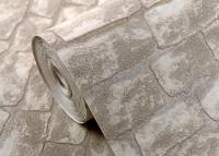 China 472g/㎡ Non Woven Removable Faux Brick Wallpaper For Administration , Stone Pattern for sale