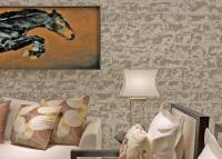 China 472g/㎡ Non Woven Removable Faux Brick Wallpaper For Administration , Stone Pattern for sale